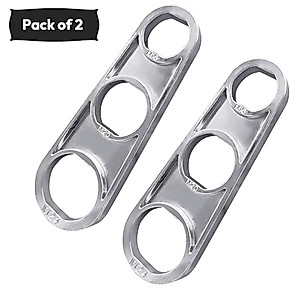 Saipe 2pcs Faucet Aerator Removal Wrench Tool, Multi-Use Faucet Aerator Key 6 Sizes 16/18/20/22/24/28mm Sink Aerator Wrenches for Kitchen Bathroom Faucet Parts