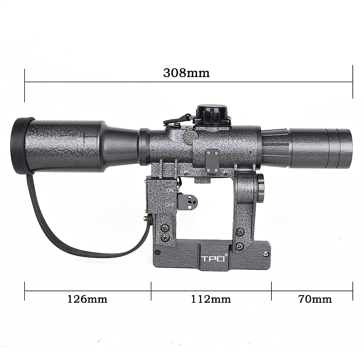 SD6X42 SV-D 6X42 POSP Rifle Scope with Side Rail Mount