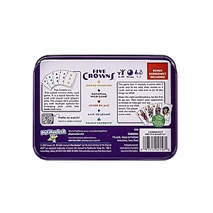 Five Crowns Collectible Tin — Rummy-style Card Games — Game Night Favorite For Adults, Families, and Kids — For Ages 8 and Up