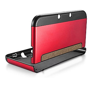 Red Shockproof Protector Case Cover Hard Shell Skin for Nintendo New 3DS XL LL (2015 Model) ONLY