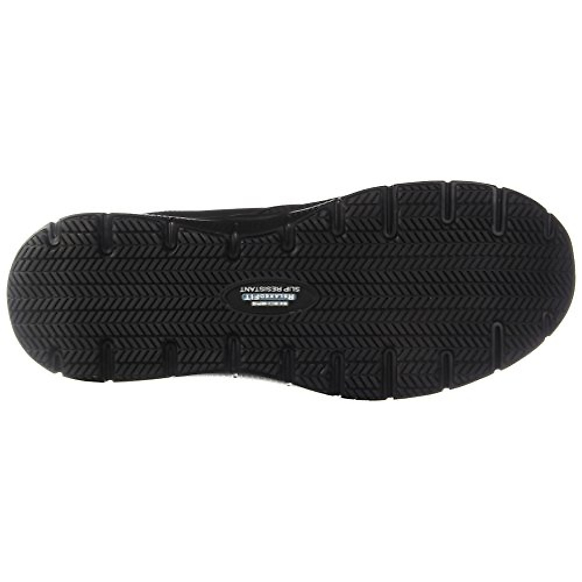 Skechers Men's Black Flex Advantage Slip Resistant Mcallen Slip On - 14 D(M) US