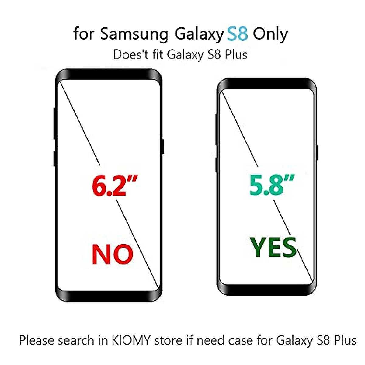 Galaxy S8 Case Crystal Clear Shockproof Bumper Protective Cell Phone Case for Samsung Galaxy S8 5.8 Inch Transparent Pure TPU Back Covers for Men Women Boys Girls Flexible Slime Fit Rubber Silicone