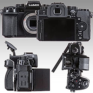 Ultimaxx Essential Panasonic Lumix G95 Hybrid Mirrorless Camera Bundle (Body Only) - Includes: 64GB Ultra Memory Card, Ultra-Bright LED Light Kit, Water-Resistant Sling Backpack & More (21pc Bundle)