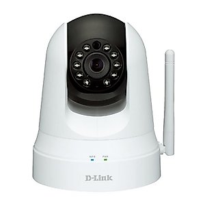D-Link Pan & Tilt Wi-Fi Camera (DCS-5020L),White, 480p