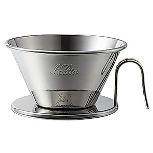 Kalita Coffee Dripper 'TSUBAME' WDS-185 2-4 Person Use Stainless Steel 5097