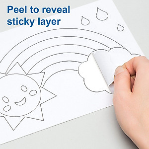 Baker Ross AR571 Sand & Glitter Art Pictures - Pack of 8, for Children to Decorate and Display, Ideal Kids Arts and Crafts Project for School or at Home