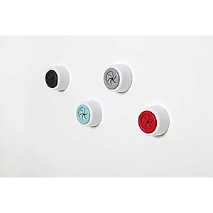 EVIMSAN 3m Self Adhisive Towel Hooks, Set of 2 Kitchen Towel Holder - Affix to All Smooth Surfaces - No Drilling - Suitable Towel Holder for Bathroom, Kitchen and Outdoor (Light Blue)