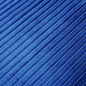 UOZZI BEDDING Flannel Fleece Baby Toddler Blanket All-Season Ultra Soft Plush Thin Small Blanket for Crib -100% Microfiber Polyester Navy Royal Blue 27x39 Inch