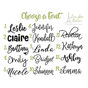 Personalized Bridesmaid Vinyl Decal ONLY DIY for Tumblers Cups Rose Gold on Champagne Glasses Maid of Honor Gifts