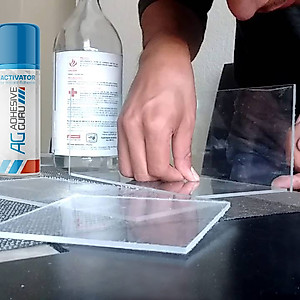 Adhesive Guru CA Glue Accelerator Spray (2 x 13.5 fl oz) Aerosol Activator for Super Glues (2 Pack)