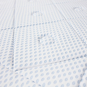 SensorPEDIC SensorCOOL 3-Inch Quilted Gel-Infused Memory Foam Bed Topper, King, White