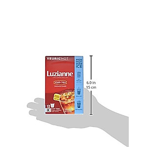 Luzianne Unsweetened Iced Tea, Single Serve K-Cup Pods, 12 Count