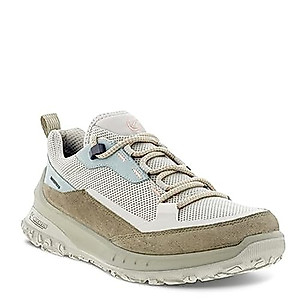 ECCO Women's Ultra Terrain Low Waterproof Hiking Shoe, SAGE/Gravel, 8-8.5