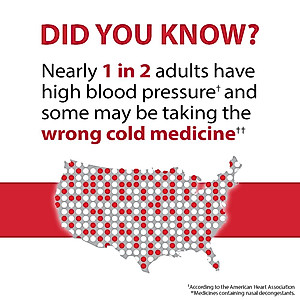 Coricidin HBP Cold & Flu Tablets, 20 ea (Pack of 3)