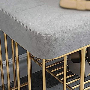 TAZSJG Customize Color Change Shoe Stool with Shoe Storage Rack Door Side Home Sofa Stool Simple Living Room Rest Bench Sofa