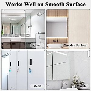 EAGMAK Towel Hooks for Bathroom, 4 Pack Adhesive Hooks, SUS304 Stainless Steel Shower Hooks, Round Wall Hook Holder for Hanging Robe, Loofah, Coat, Clothes, Hat, Key in Washroom Kitchen Hotel (Black)