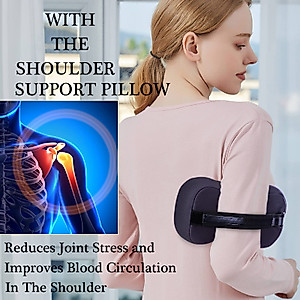 Shoulder Support Pillow for Shoulder Pain Relief - Adjustable Shoulder Pillow for After Shoulder Brace, Rotator Cuff Brace, Arm Sling - Injury Prevention and Assisting Recovery in Athletes