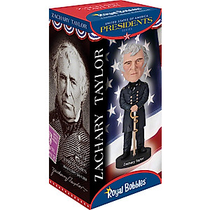 Royal Bobbles Zachary Taylor 12th President of The United States Collectible Bobblehead Statue