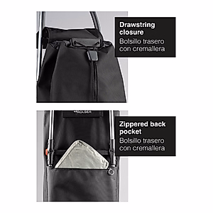 Foldable Grocery Shopping Cart with Wheels | Collapsible Personal Folding Cart for Groceries | Durable & Portable | Coral