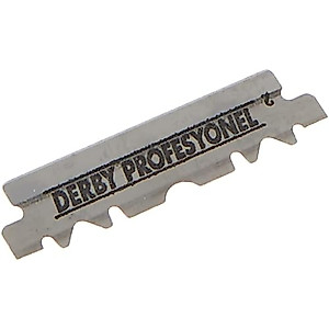 100 DERBY Single Edge Razor Blades for Barbers Platinum Coated