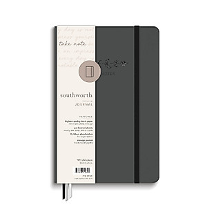 Southworth Medium Case Bound Journal, 5.5" x 8.25", Celestial Nightfall Design, Premium 28 lb/105 gsm Paper, 160 Lined Sheets (91435)