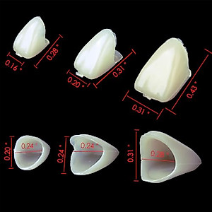 120 Pieces Fake Tooth Cap Crown Veneers Front Back Anterior and Molar Posterior Teeth with Thermal Beads Cap Filler for Teaching or DIY (50pcs Front and 70pcs Back)