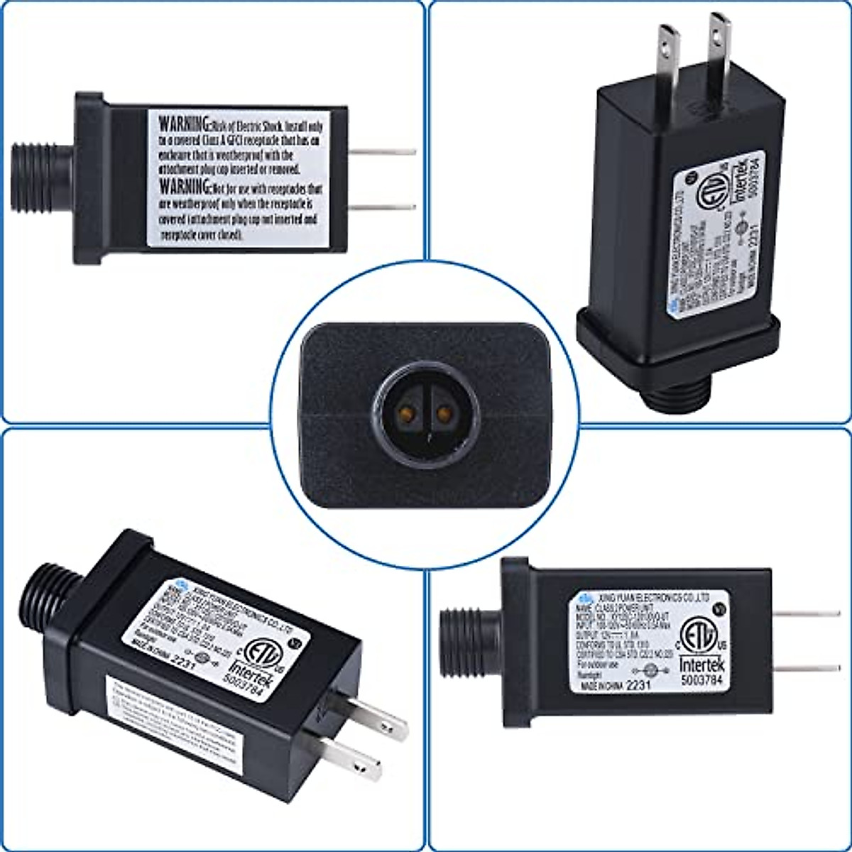 Replacement Yard Inflatable Adapter 12V 1A Power Supply Adaptor for Outdoor Inflatable Decoration,Suitable for lawn, courtyard, garden, Christmas,Thanksgiving, Halloween inflatable decoration (1 Pack)