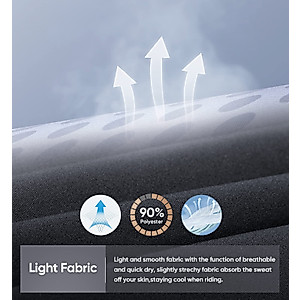 Cycorld Women's-Mountain-Bike-Shorts, Cycling Padded Biking Shorts with Pocket(Navy, Medium)