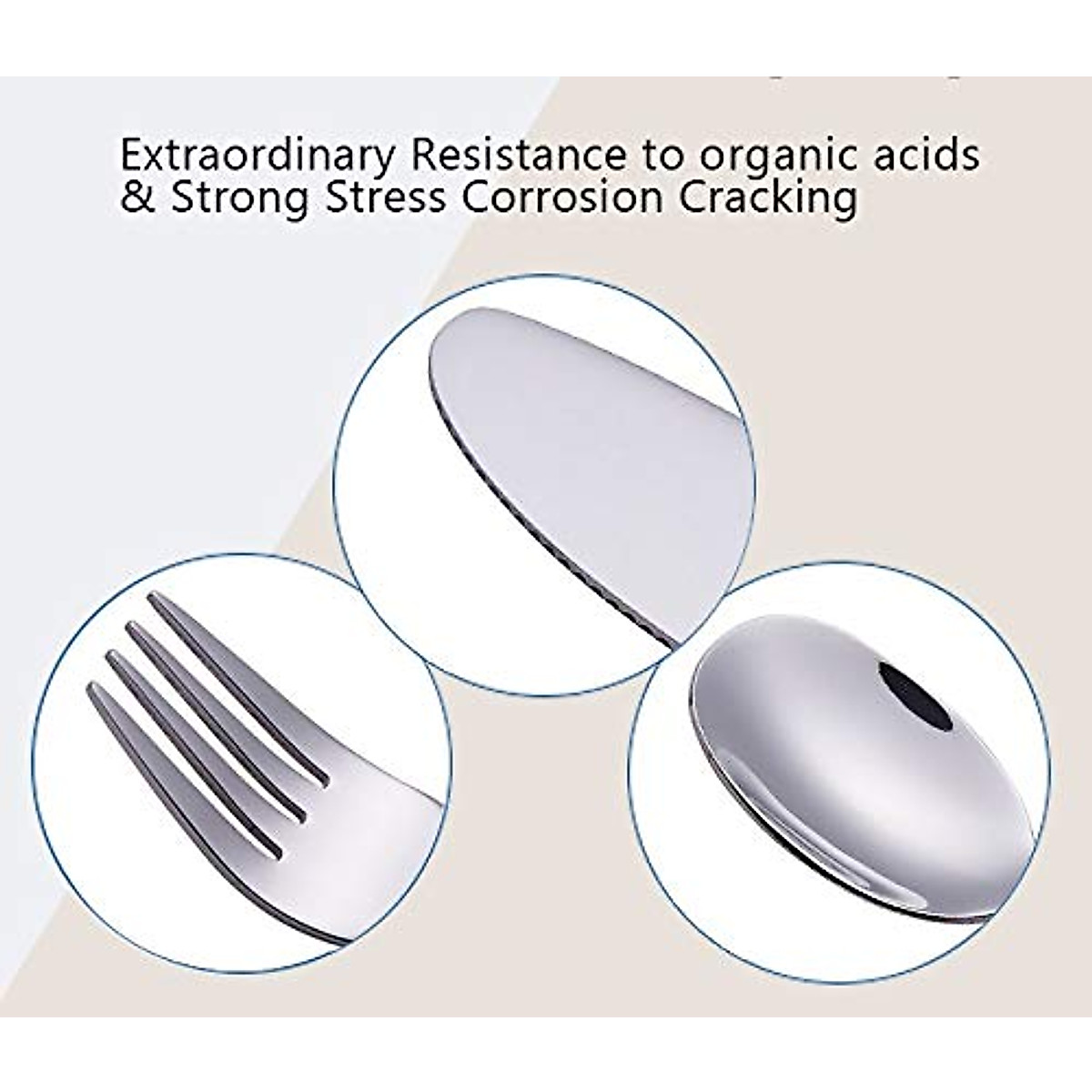 Exzact Exzact Children's Flatware Kids Silverware 18pcs/Toddler Utensils - 6 x Forks, 6 x Safe Dinner Knives, 6 x Dinner Spoons - Engraved Dog Cat Bunny