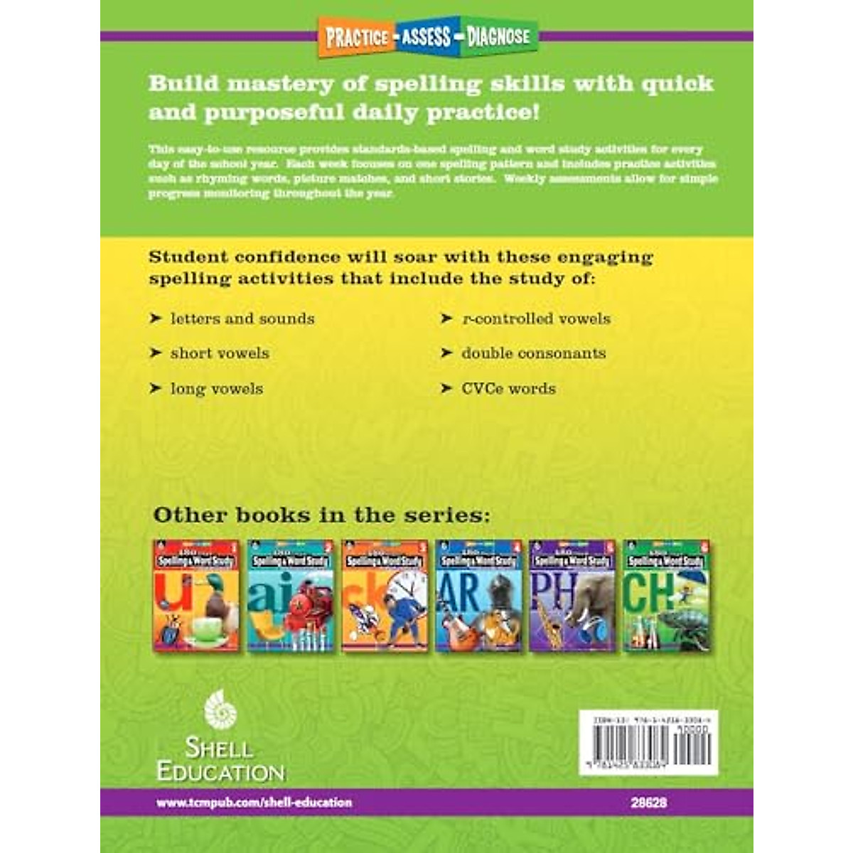180 Days™: Reading, Vocabulary/Language for Kindergarten Practice Workbook for Classroom and Home, Cool and Fun Practice Created by Teachers (180 Days of Practice)