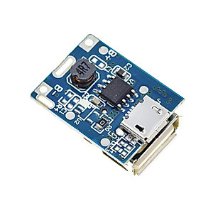 ALAMSCN 12PCS 5V 1A Boost Step Up Power Supply Module Lithium Battery Li-ion Charging Protection Board 134N3P DIY Charger LED Display USB and Micro Port
