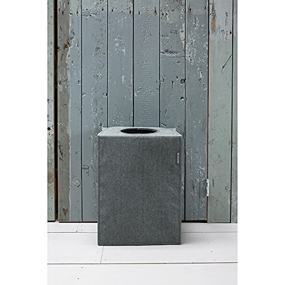 Brabantia - Laundry Bag Rectangular - Space Efficient - Large Volume - Quick-Drop Opening - Laundry Basket - with Hole - Bathroom - Stackable - Pepper Black - 14.5 Gal