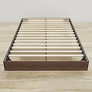 Nexera Alibi Full Size Platform Bed, Walnut
