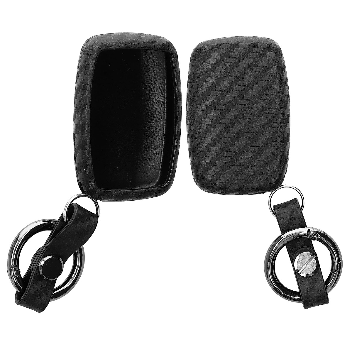 kwmobile Silicone Key Fob Cover Compatible with Land Rover Jaguar 5-Button Remote Car Key