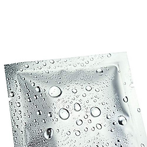 200PCS Matte Silver Metallic Foil Open Top Mylar Bags Perfect for Sample 6x9cm (2.3x3.5")