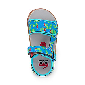 See Kai Run - Jetty III Water-Friendly Sandal for Little Kids, Very Hungry Caterpillar, Little Kid 11