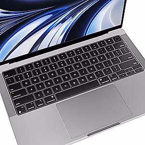 Arisase Ultra Thin TPU Keyboard Cover Skin for Newest MacBook Air 15.3" with M2 Chip 2023-Released (Model: A2941) Soft Laptop Protective Accessories US Layout (Clear)