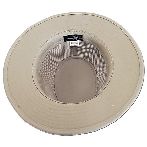 Panama Jack Original Mesh Safari Hat, 2 1/2" Brim, UPF (SPF) 50+ Sun Protection (X-Large) Khaki