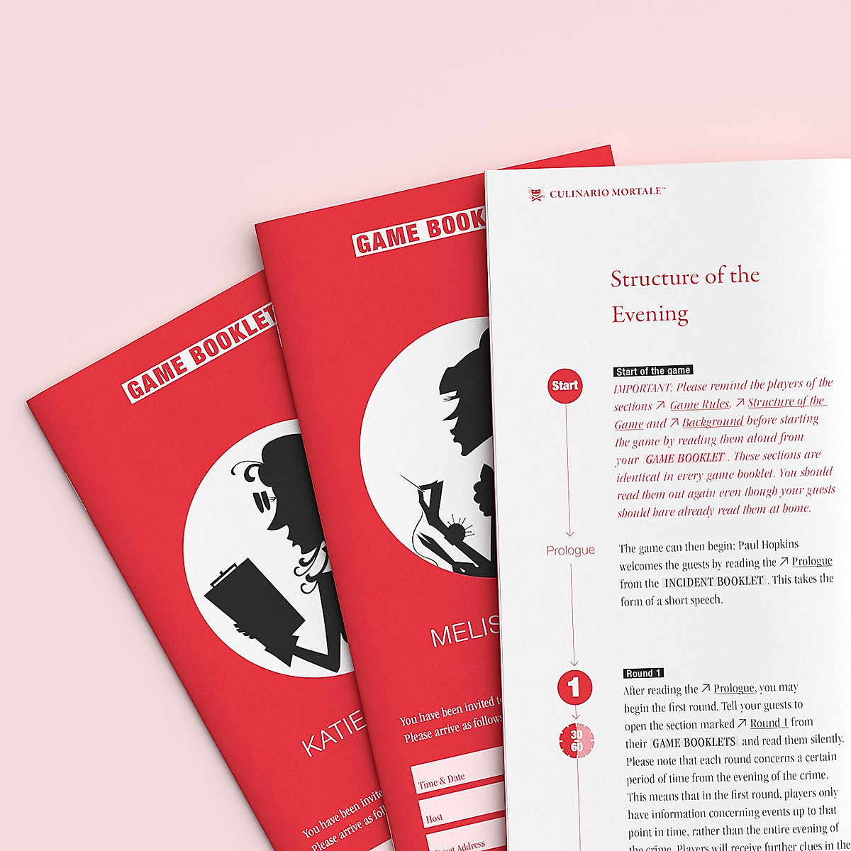 Culinario Mortale Deadly Fame – Murder Mystery Dinner Party Game for 5-8 Players