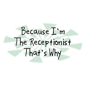 CafePress Wg358_Receptionist Ceramic Mug Ceramic Coffee Mug, Tea Cup 11 oz