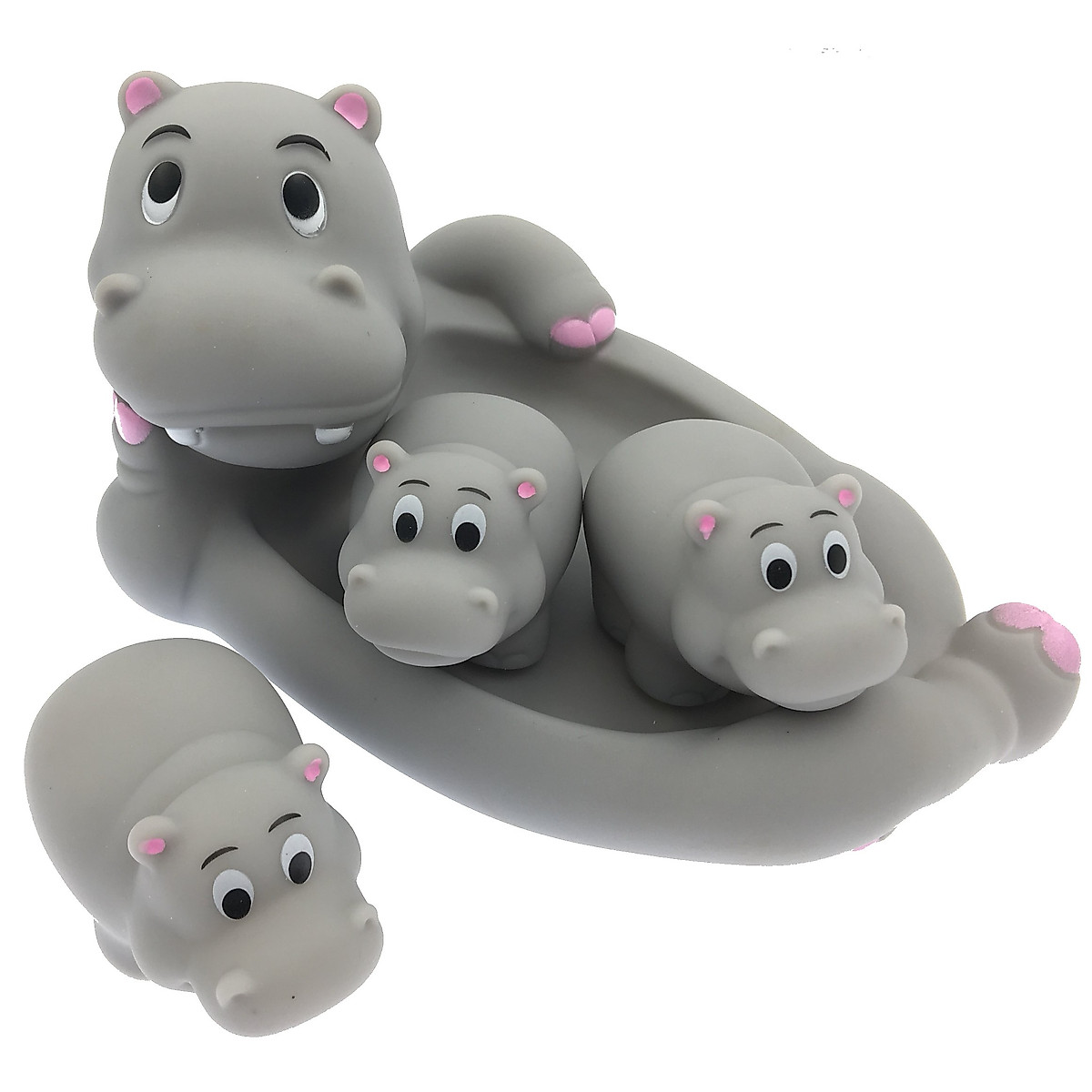 Playmaker Toys Rubber Hippo FamPlaymaker Toys Rubber Hippo Family Bathtub Toy Pals Also A Great Pet Dog Toy Setily Bathtub Toy Pals or Pet Toy Set