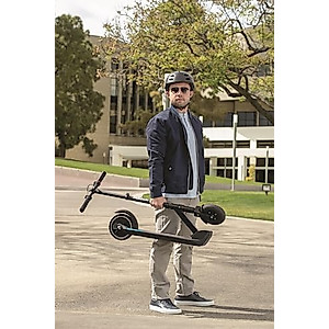 Razor E Prime Air Adult Electric Scooter - Up to 15 mph, 8" Air Filled Front Tire, Rear Wheel Drive, 250W Brushless Hub Motor, Lightweight Aluminum Frame, Anti-Rattle System, Foldable