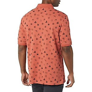 Amazon Essentials Disney | Marvel | Star Wars Men's Regular-Fit Cotton Pique Polo Shirt, Pack of 2, Star Wars Red Stormtrooper, Large