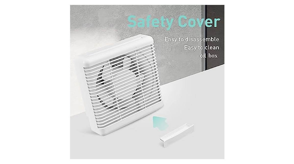 8 Inch Reversible Window Fan for Effective Ventilation