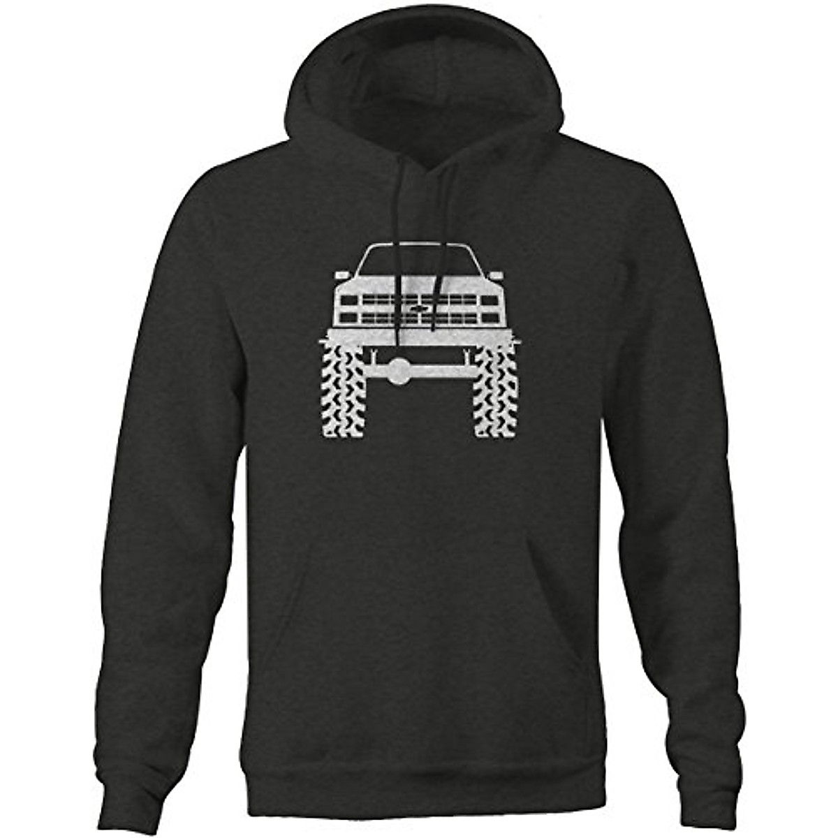 1980's 90's Truck Shirt K5 Blazer Lifted Mud Tires Truck Sweatshirt - Large Charcoal