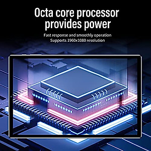 HD Tablet, US Plug 100‑240V 2 Card Slots Dual Camera Office for Business (Black)