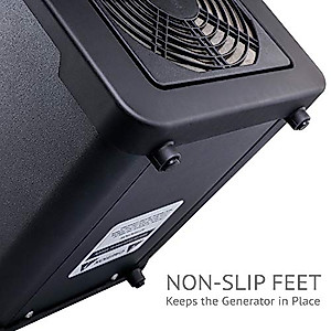 Ivation Ozone Generator Air Purifier, Powerful Compact Unit Deodorizes, Sanitizes & Improves Indoor Air Quality Up To 4000 Sq. Ft. - for Dust, Pollen, Pets, Smoke & More