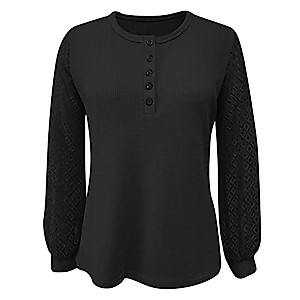 Sweatshirt for Women Loose Fit Crew Neck Long Sleeve Fashion Spring Sweaters Womens Long Sleeve Top V Neck