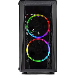 Skytech Gaming Blaze ll Gaming PC Desktop – Intel i5-10400F, GTX 1660, 1TB NVME, 16G DDR4 3200, AC Wi-Fi, Windows 10 Home 64-bit, Black