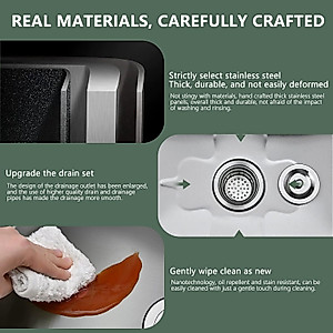 Commercial Floor Mop Sink,Stainless Steel Mop Service Basin,Standing Industrial Slop Sink Serveware Mop Sink,Laundry Slop Sink,Floor Mount Mop Sink Kitchen Business Garages（31.5 * 16.1 * 21.6in)